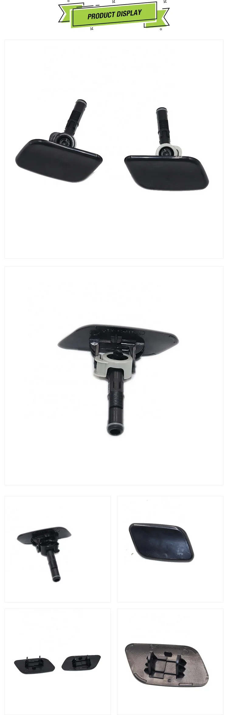 Car Front Left Right Bumper Headlight Washer Nozzle Cover Cap 98690 ...