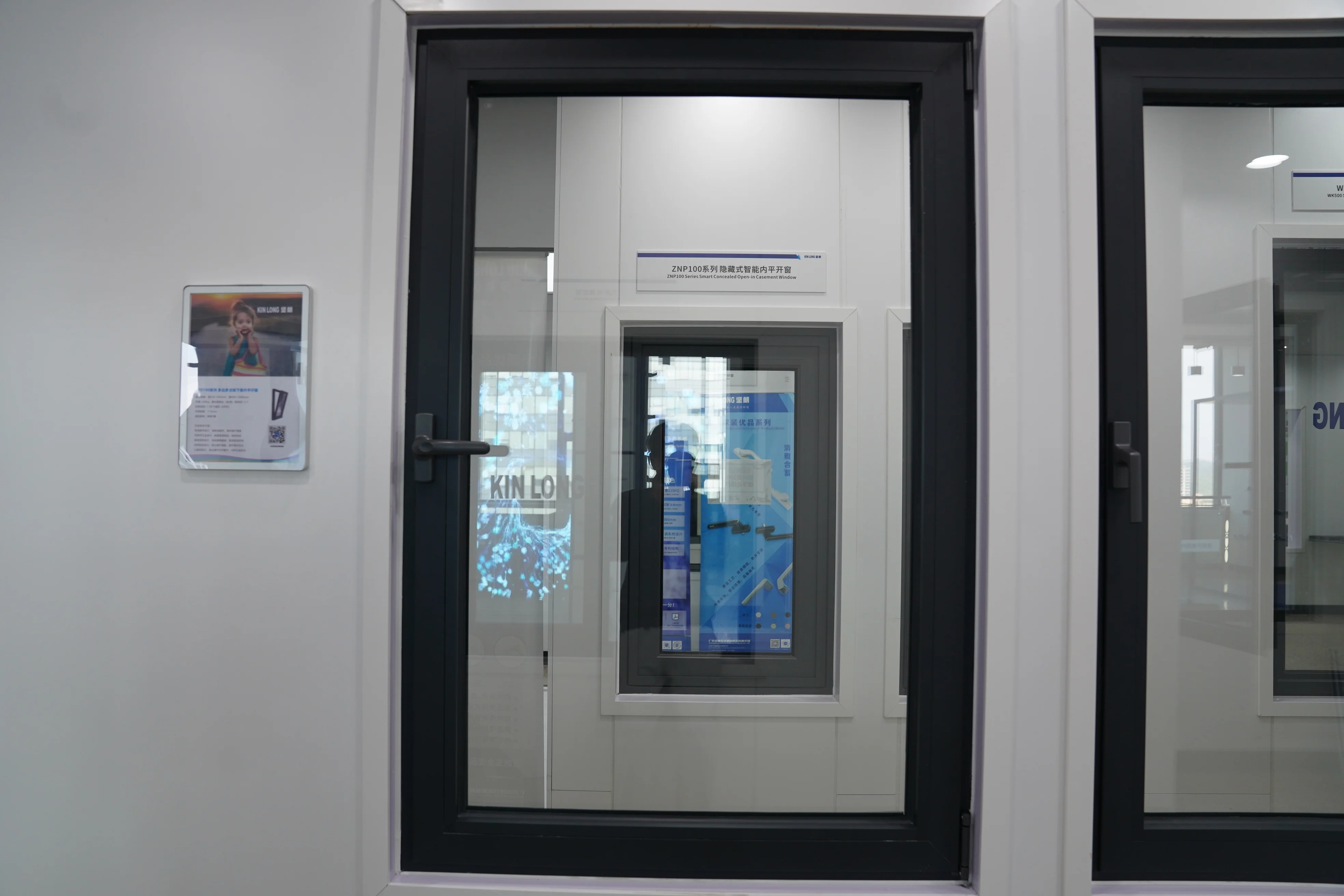 Modern Design Swing Casement Windows Windproof With Aluminum Alloy ...