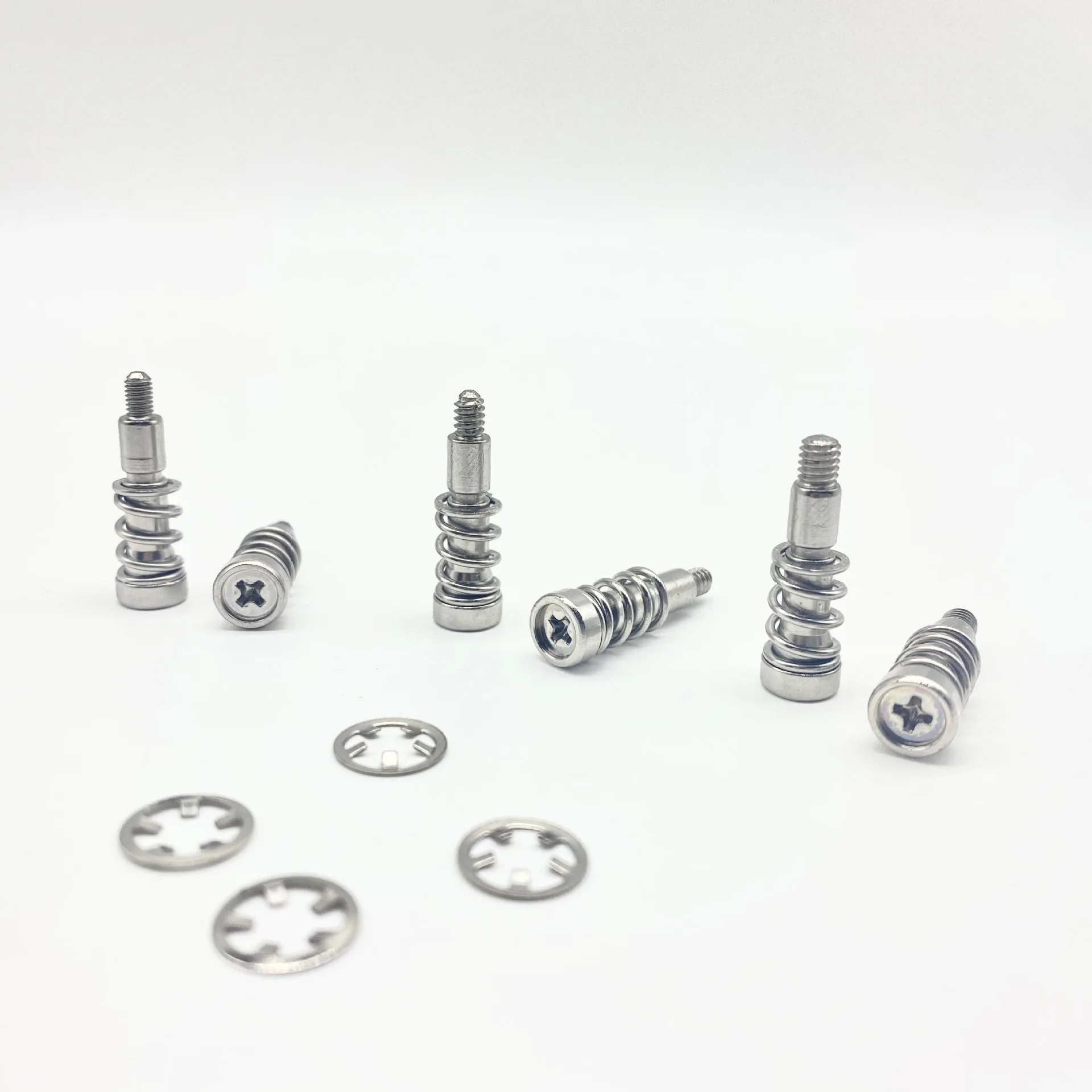 M4 Thread Fine Thread Water-Cooled Steel Screw Spring Combination ...