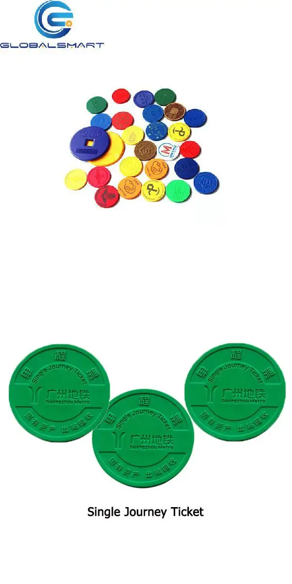 Hot Sale Metro Coin Ticket NFC Token - Waterproof & Durable