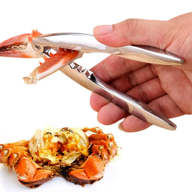 Stainless Steel Seafood Serving Tool Crab Cracker Lobster Cracker - Buy ...