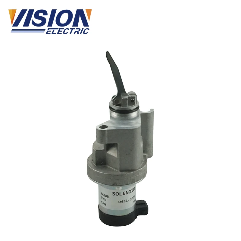 Fuel Stop Solenoid Valve 04513019 0451 3019 24v - Buy Fuel Shutoff ...
