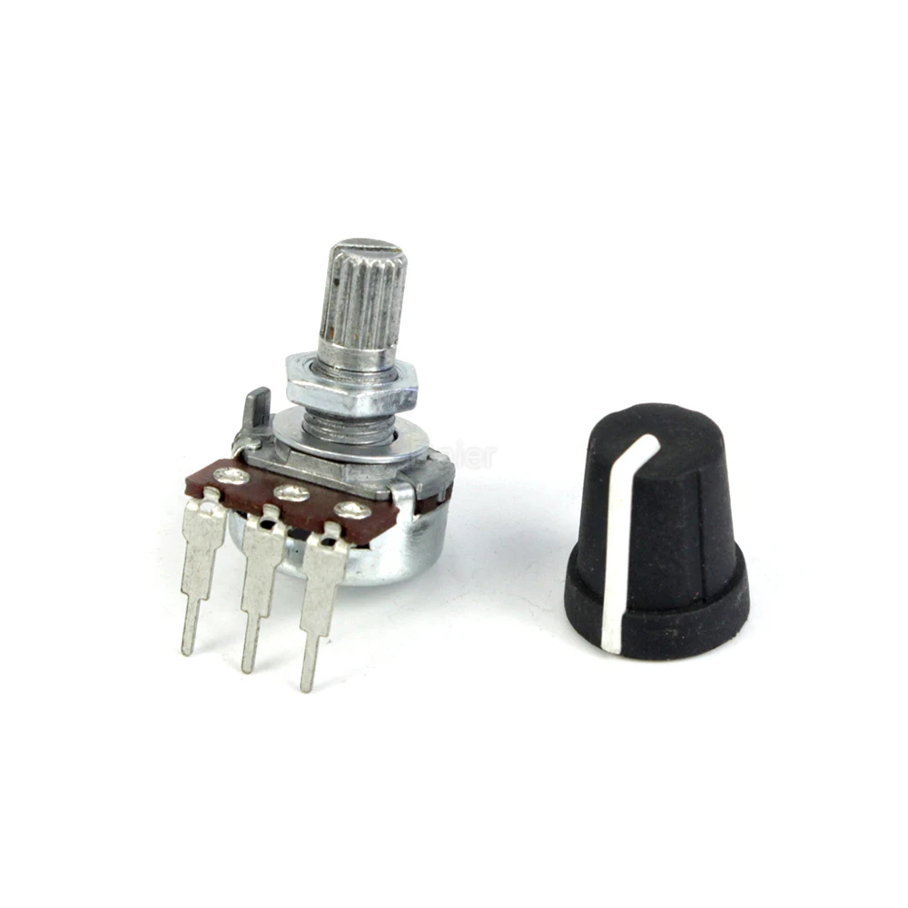 WH148-1A-4-18T Metal Shaft Rotary Audio Potentiometer