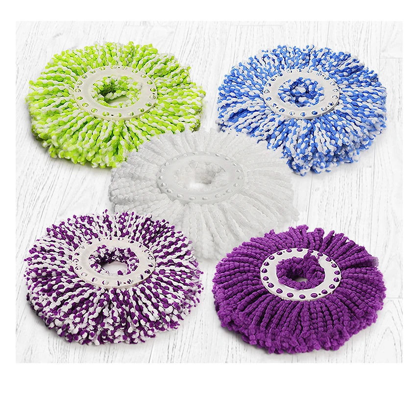 Small Round Microfiber Mop Factori Alta Qualidade Flexível Mop ...