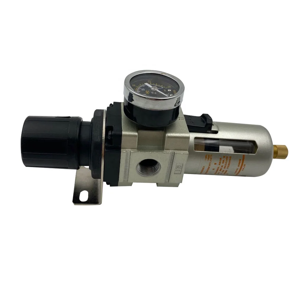SMC Type AW3000-03 3/8 Inch Port Size Air Filter & Regulator