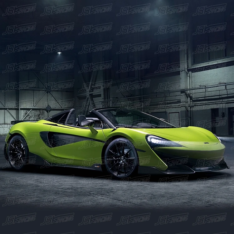 600LT STYLE CARBON FIBER FRONT BUMPER for 2015-2018 MCLAREN 540C 570S ...