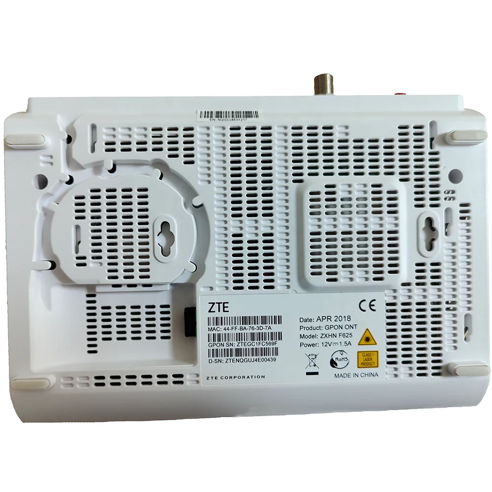 Ftth Optical Gpon Zte F668 Onu F625 Ont Terminal 4ge +1usb+2post Voice Wifi Dual Band Modem Catv ...