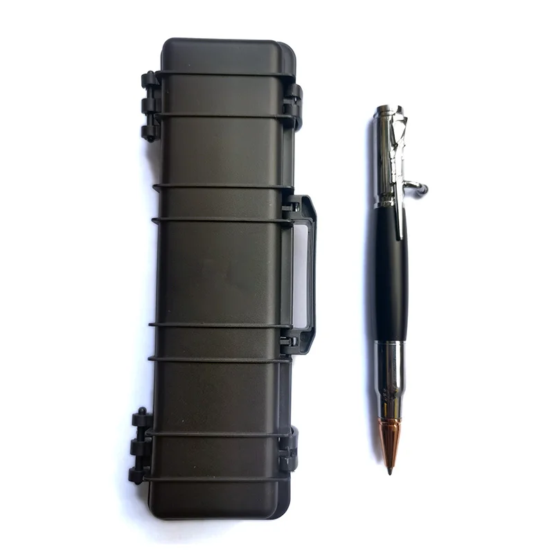Cool Tactical Rifle Gun Pen Case Hard Plastic Gift Box for Man Bullet ...