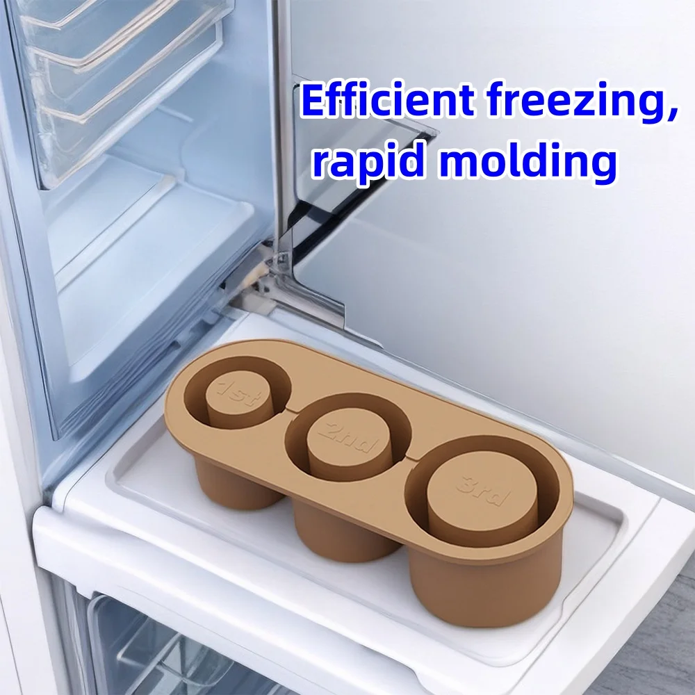 Ice Cube Ice Storage Box,Food Grade Silicone Ice Cube Ice Making Mold ...