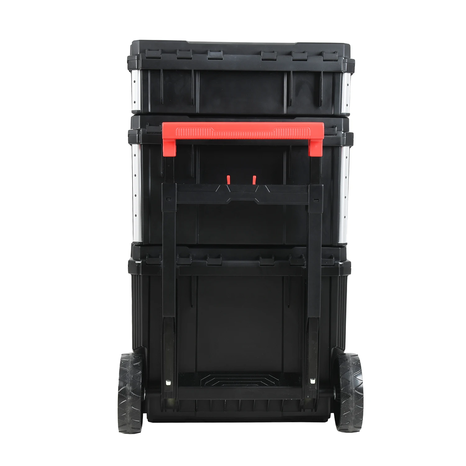 Vertak Hand Trolley Stackable Tool Box Set Iron And Pp Plastic Mobile ...