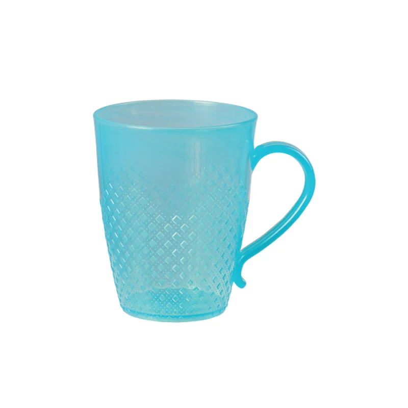Plastic Drinking Water Mug With Handle Custom Logo Modern Design ...