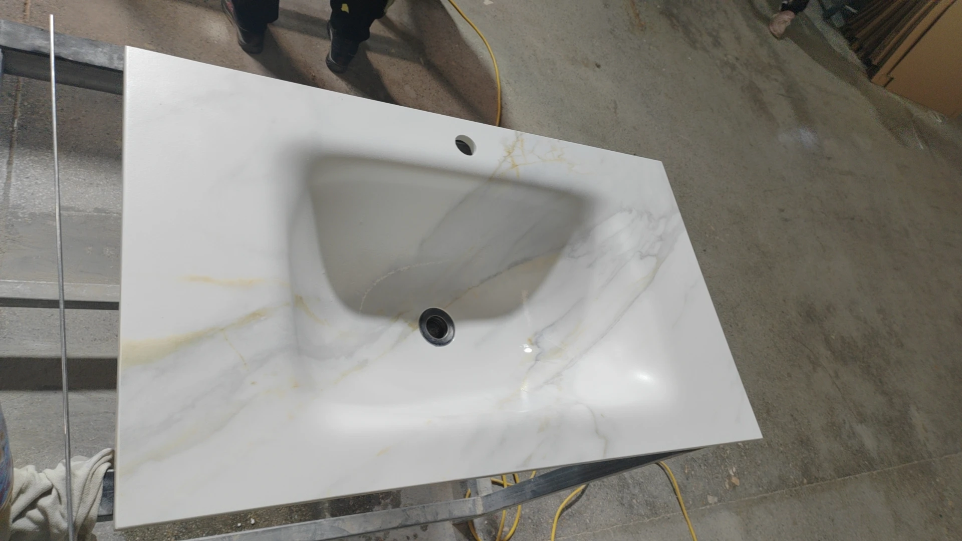 Sintered Stone Sink Countertop And Basin Integrated Thermal Bend ...