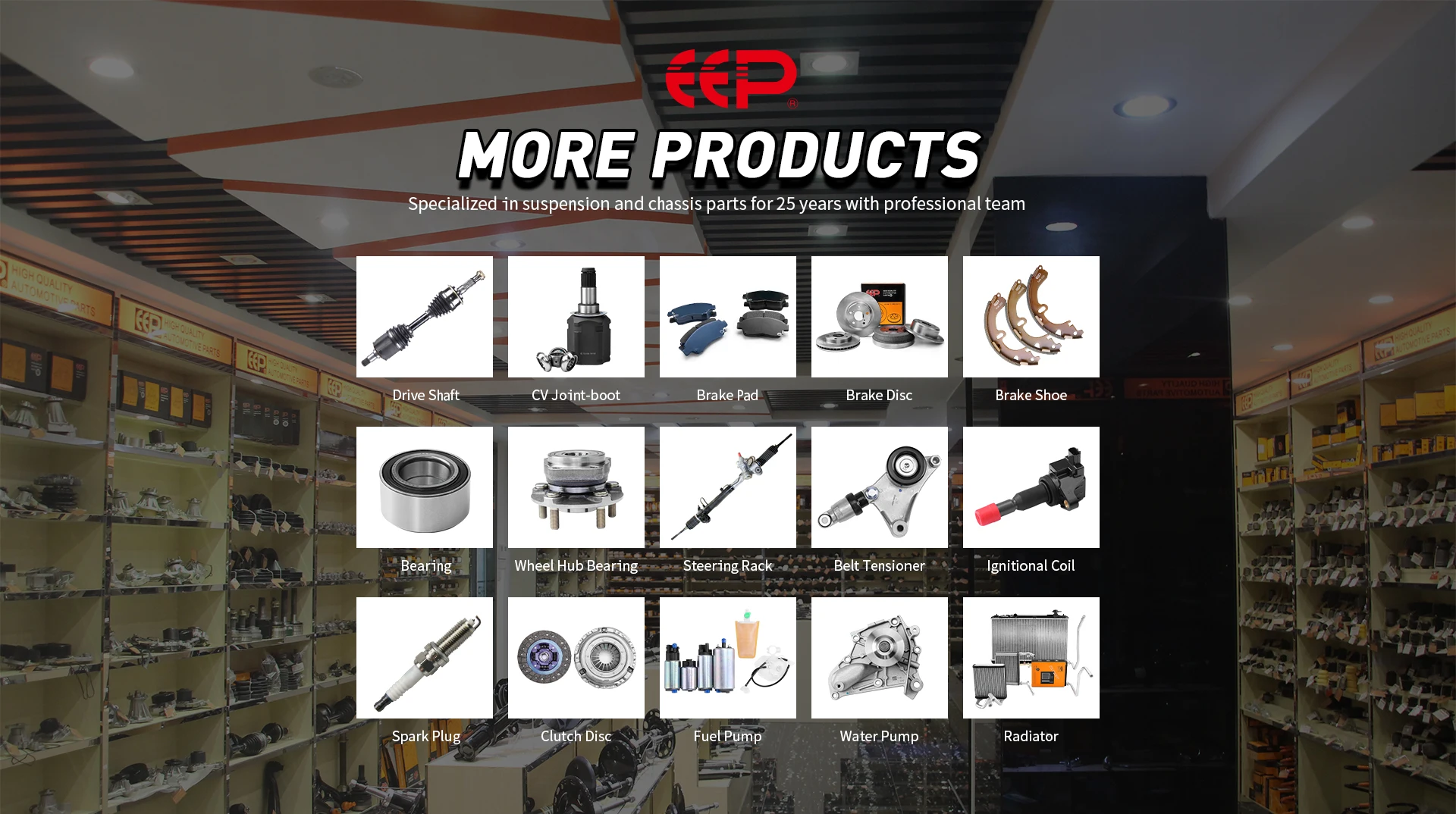 Guangzhou Eep Auto Parts Co., Ltd. - Shock Absorber/Suspension Parts ...