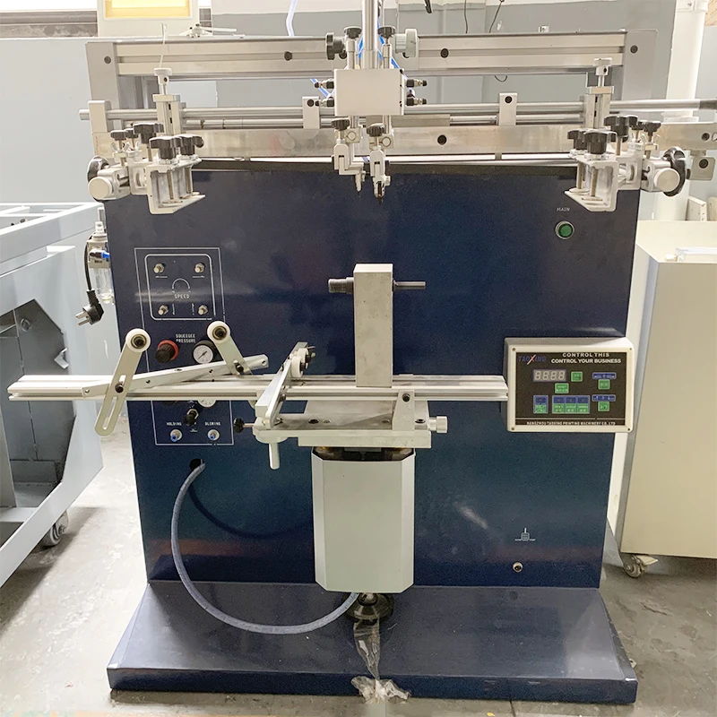 Semi Automatic Plastic PP Paper Cup Screen Printing Machine