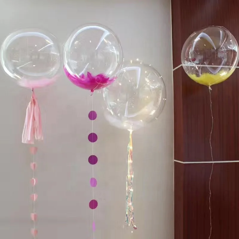 Luminous LED Bubble Balloon Set for Birthday & Wedding Decor