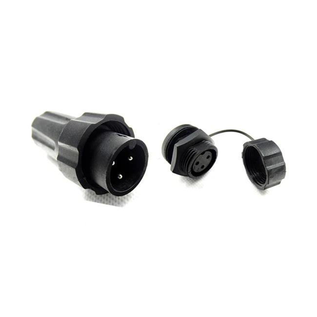 M22 3 Pin Wire Waterproof Connector For Battery Power Supply - Buy 3 ...