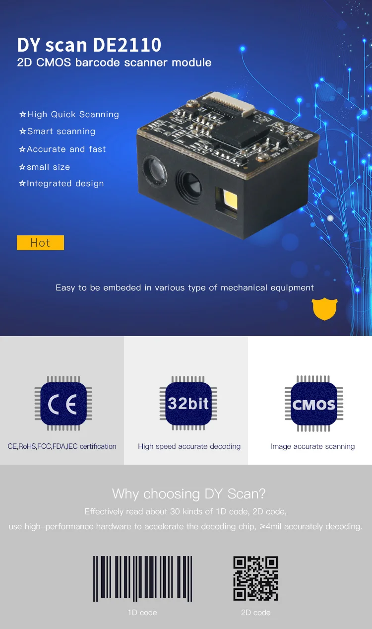 Technical Small Turnstile Kiosk Qr Code Reader Oem 2d Barcode Scanner ...