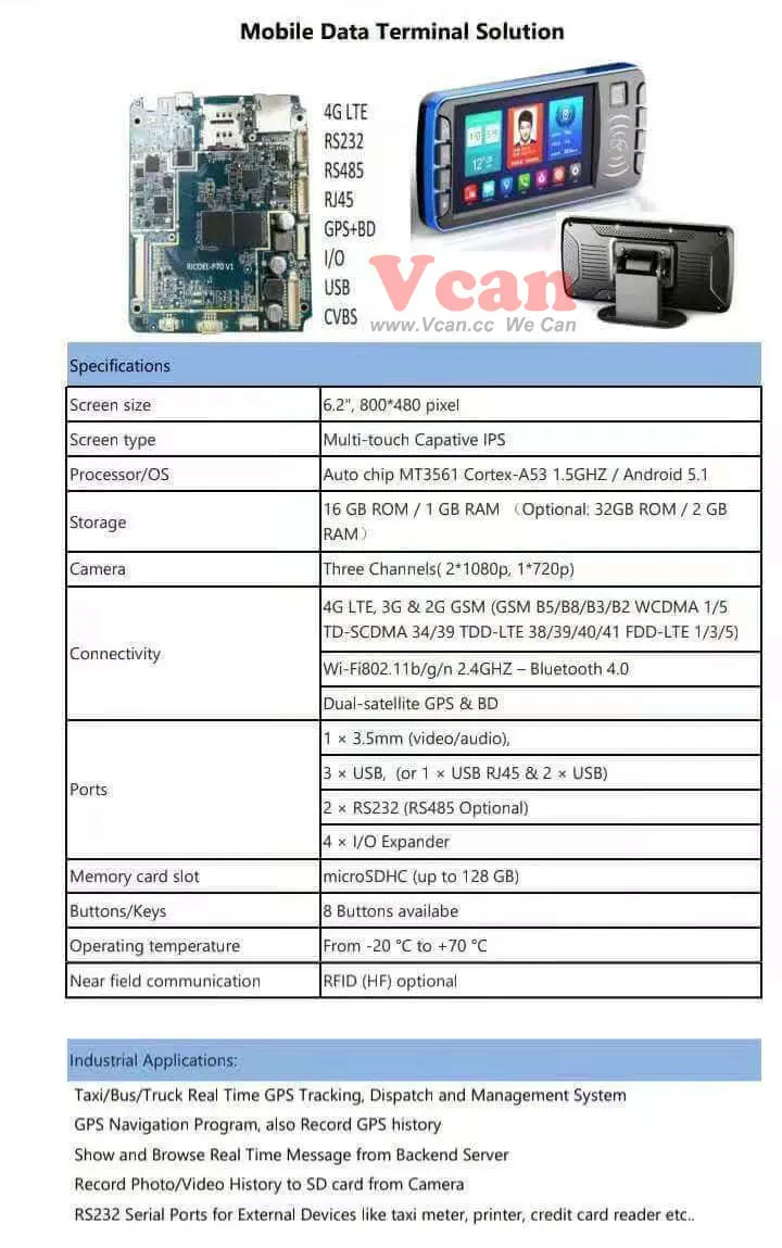 Mobile Data Terminal Android Taxi Dispatch Fleet Tracking System Mdt ...