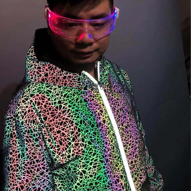 High Quality LED Jacket - Colorful Reflective Clothing