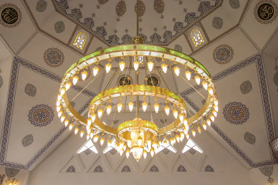 Custom Made Design Mosque Chandelier Islam Copper Crystal Lighting ...