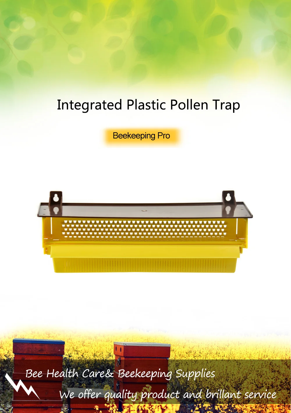 Integrated Bee Pollen Trap Collecting Tool Beekeeping Equipment ...