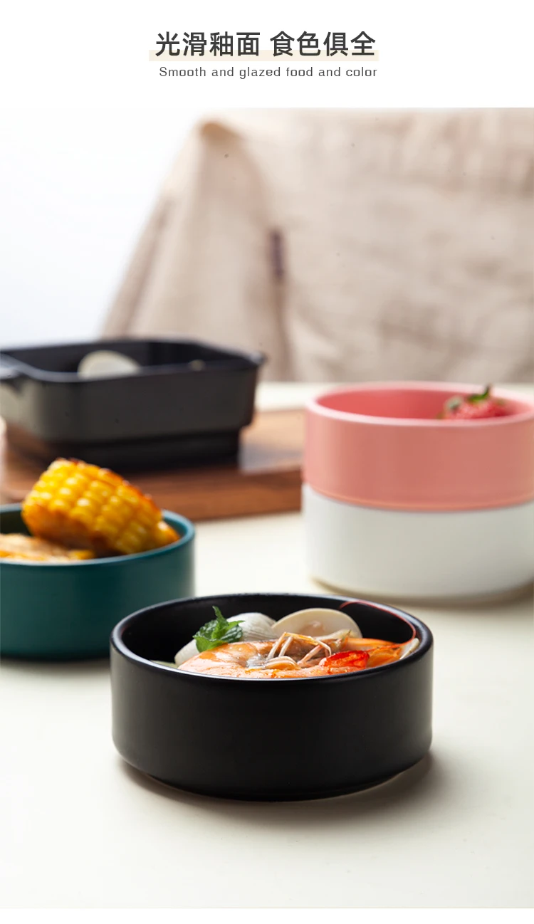 Mini Round Stackable Restaurant Hotel Ceramic Porcelain 3.5 Inch Deep ...