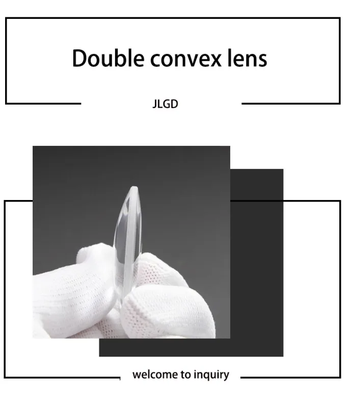 Spherical Round 70mm Optical Glass Double Convex Lenses Biconvex Lens ...