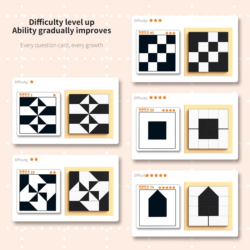 2024 Children Early Learning Hiding Blocks Montessori Toys