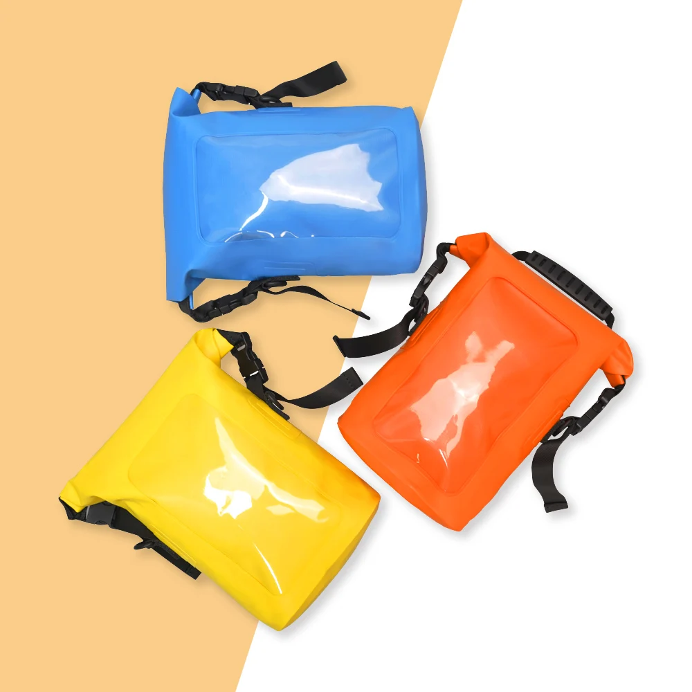 Waterproof Crossbody Phone Bag For Swimming & Outdoor Use - Pvc, 2.5l