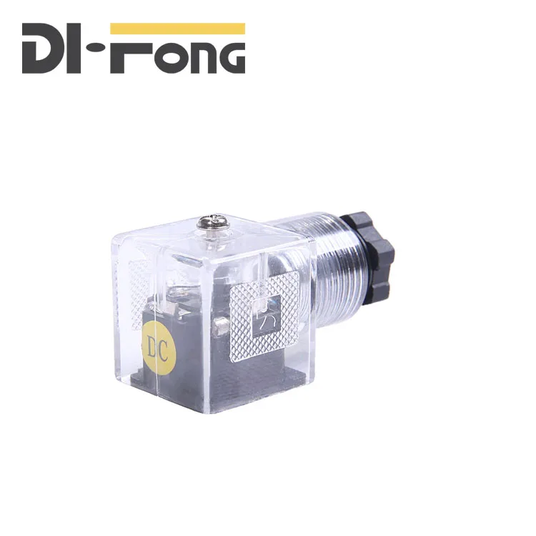 Led Din Connector Din 43650 Standard With Lamp For Hydraulic Solenoid Led Indicator Omal Quality ...