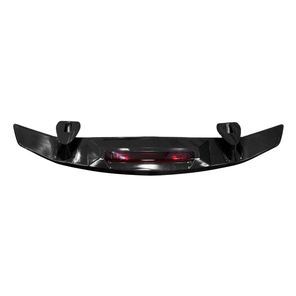 Universal Rear Trunk Lid Ducktail Spoiler Wings Cars Black Carbon Parts ...