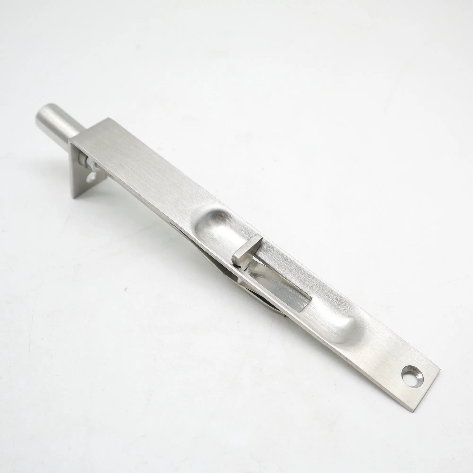 Stainless Steel Door Flush Bolt Latch L Type Lever Action Flush Slide ...