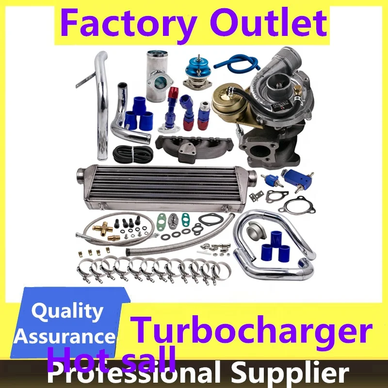 Kits Turbocharger With Intercooler For Volkswagen Golf/jetta 1.8t ...