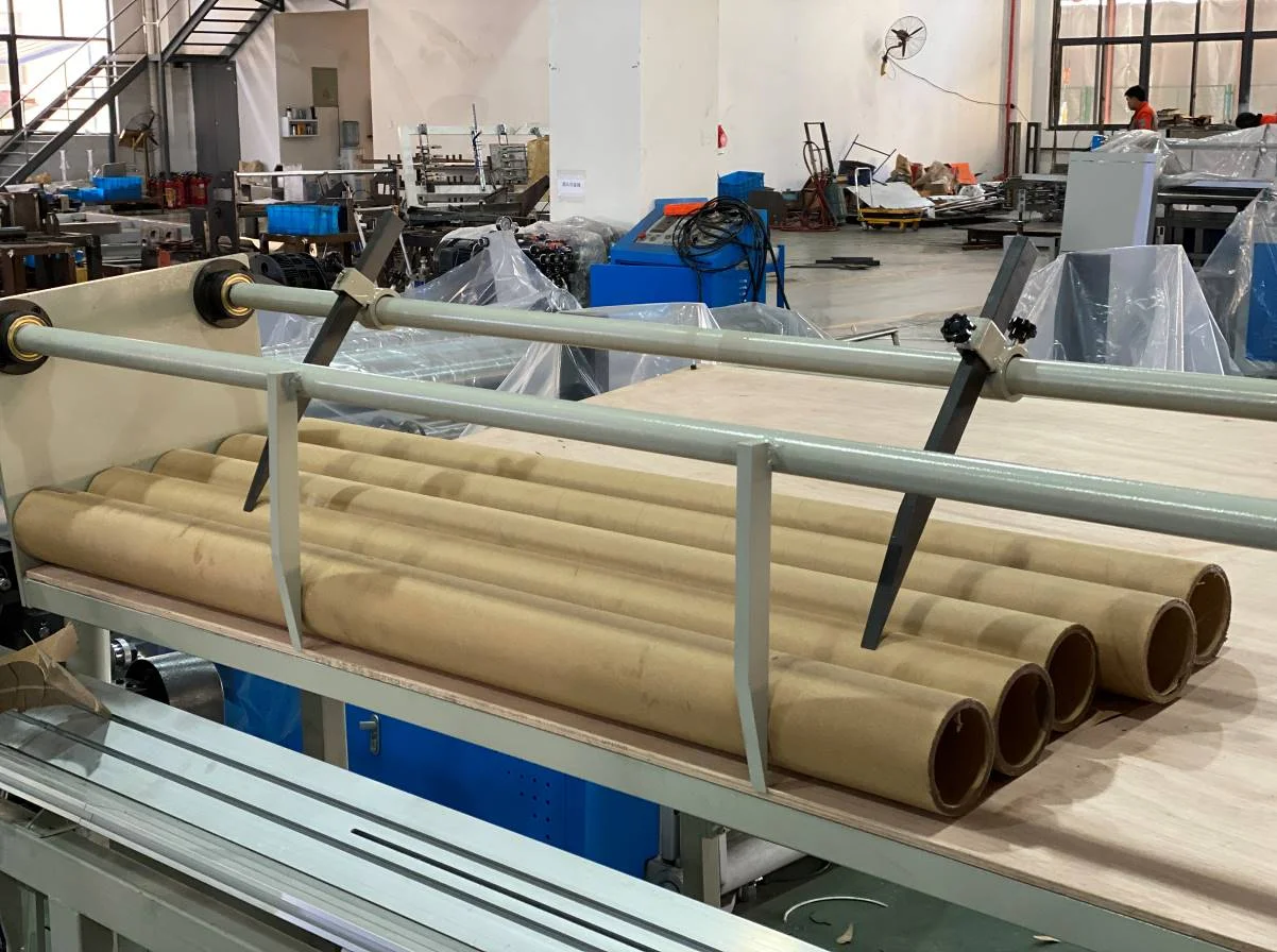 Automatically Shaftless Paper Tube Cutting Machine with Pneumatic ...