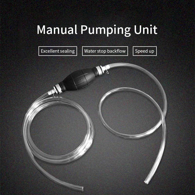 Manual Siphon Pump for Gas Oil Water Fuel Hand Transfer Pump With ...