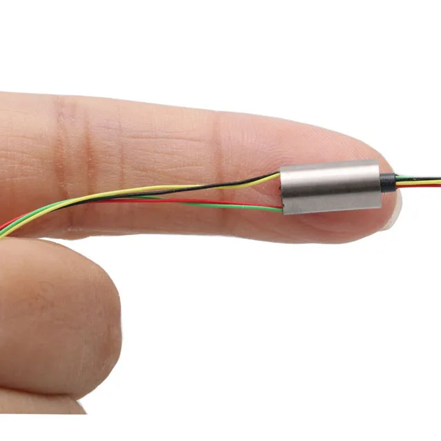 Metal Outer Shell Micro Mini Conductive Slipring Dia.6mm Length 11.8mm ...