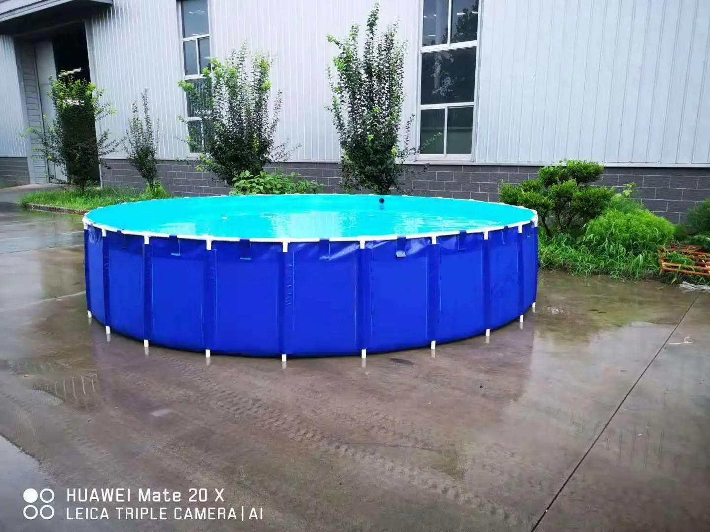 Round Plastic Garden Water Pool Aquarium Fish Pond 200l 500l 1000l ...