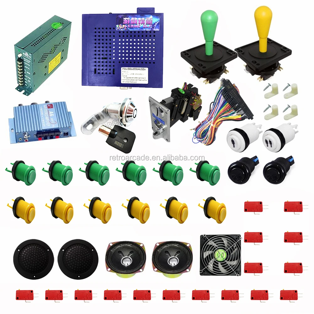412 in 1 Multi Game Board PCB Bundles Kits for DIY Arcade