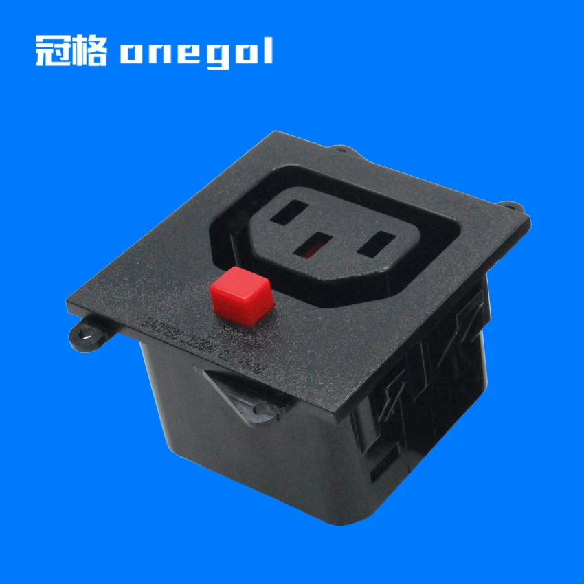 250v 10a Power Socket Red C13 Receptacle Outlet For Pdu - Buy C13 ...