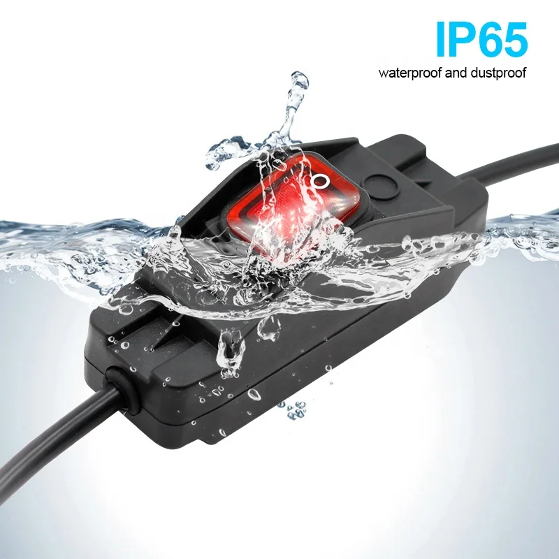 High Current 25a 250v Oem Inline Switch Xx-308 Waterproof Rocker On-off ...