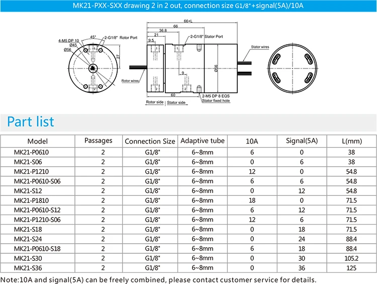 Hydraulic Electrical Swivel Rotary Joints Fluid Slip Rings