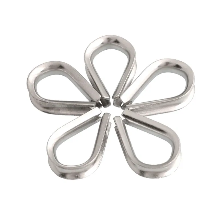 Painting Surface Treatment Stainless Steel Wire Rope End Fittings Ring ...