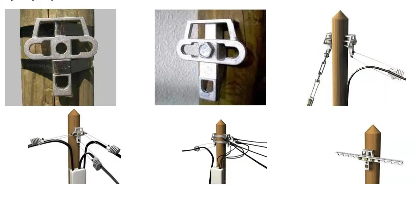 Cable Fitting Accessories - Pole Hook Fix Clamp UPB Aluminium
