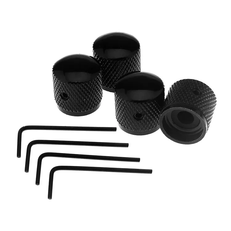 Black Diameter 6mm Potentiometer Control Knobs Metal Volume Tone ...