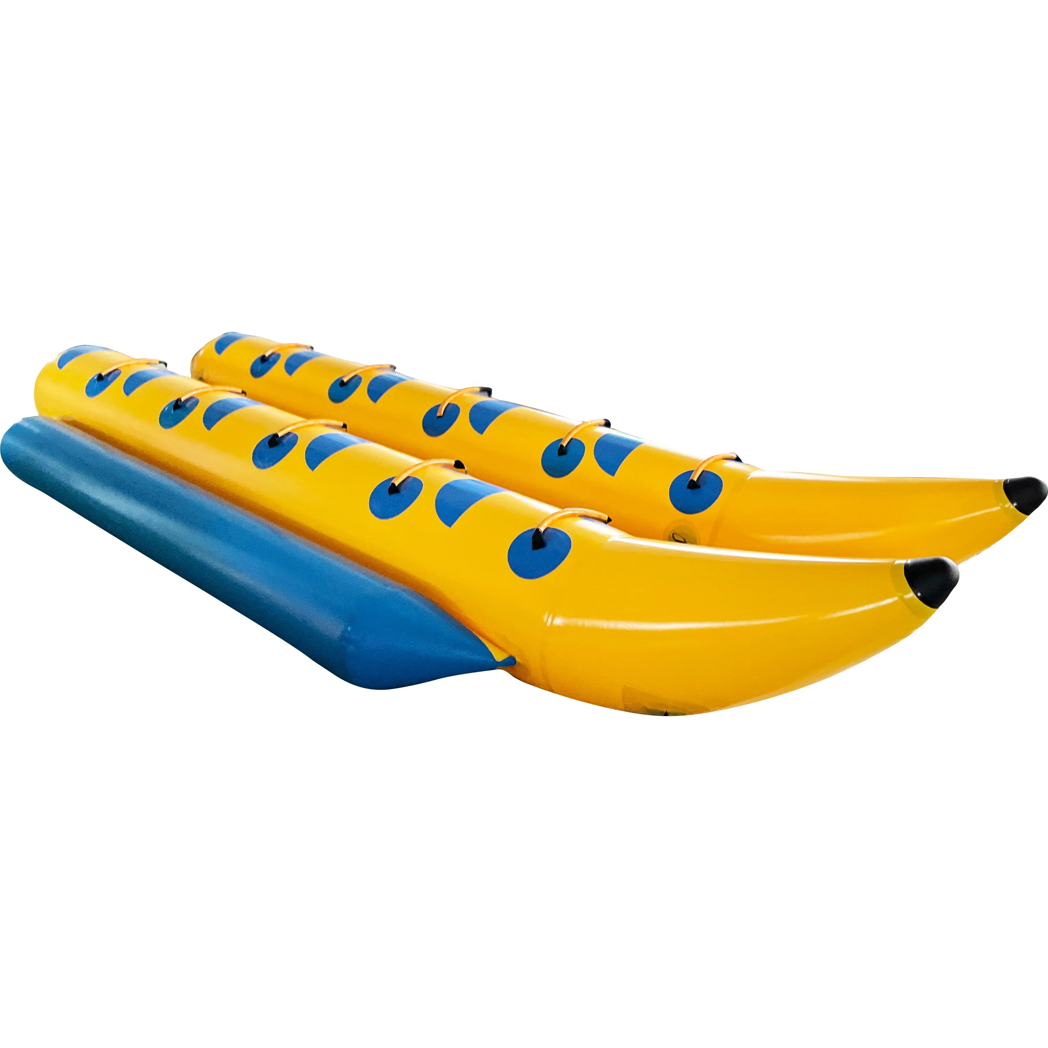 2 Tubes Inflatable Banana Boat for Water Sports & Custom OEM
