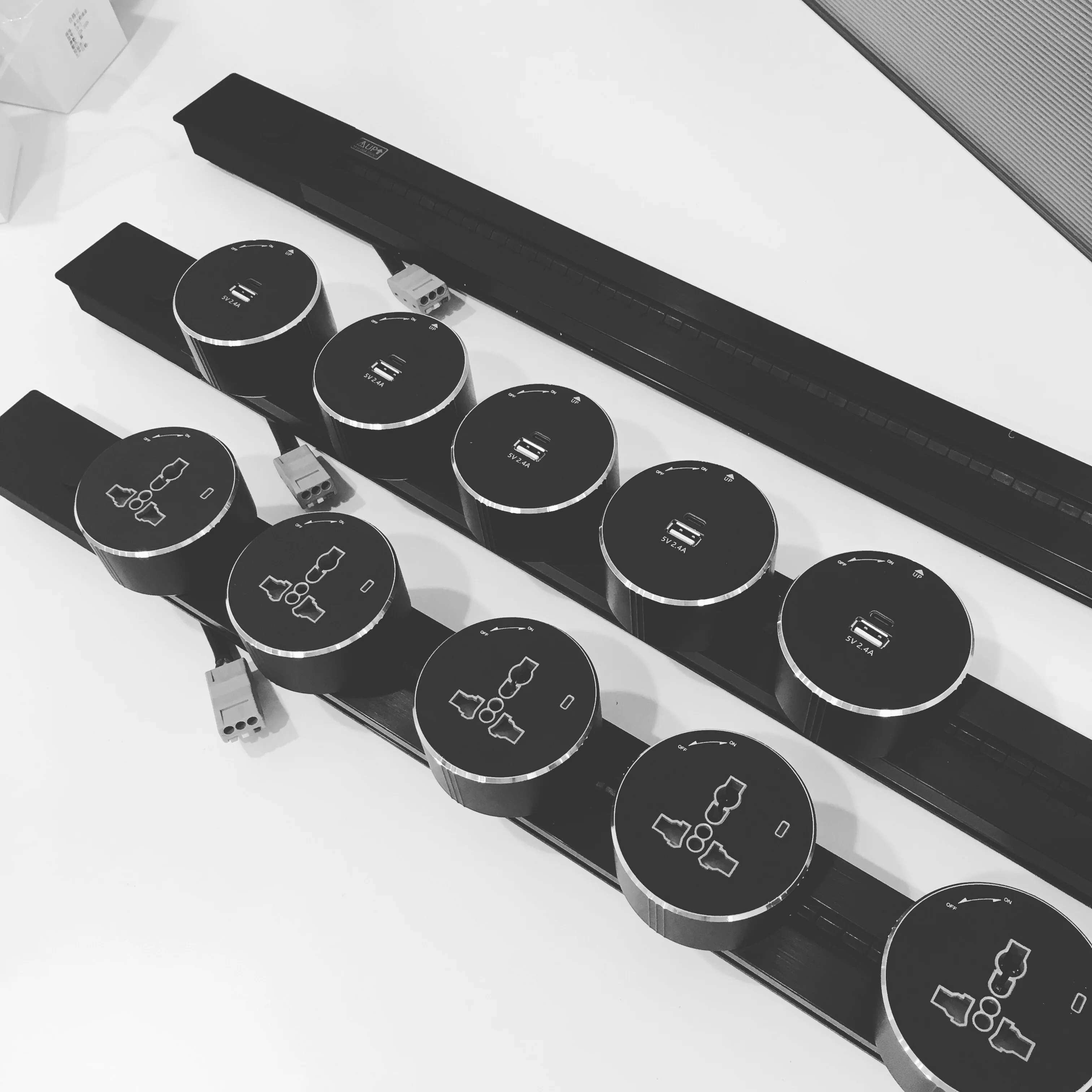 Removable Electric Power Track With/without Adapters For Multi ...