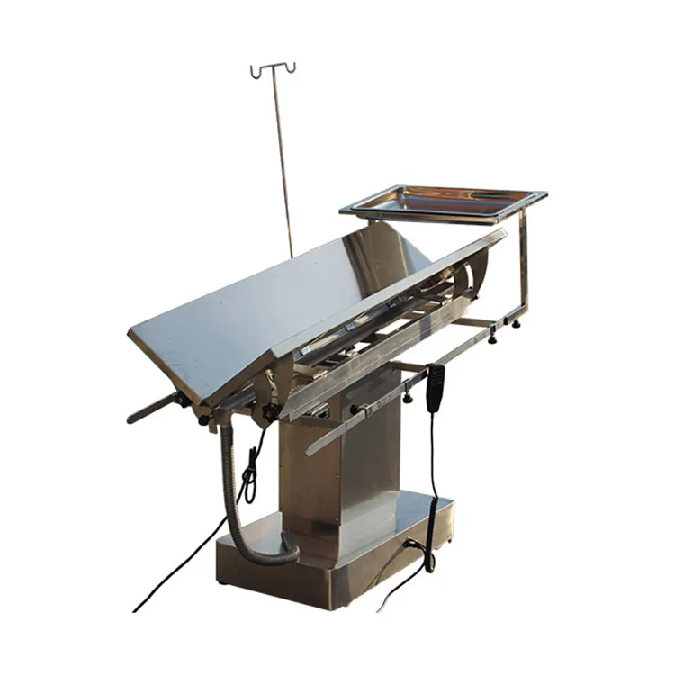 Ysvet0504 V Shape Cow Dog Large Animals Electric Vet Surgical Table ...