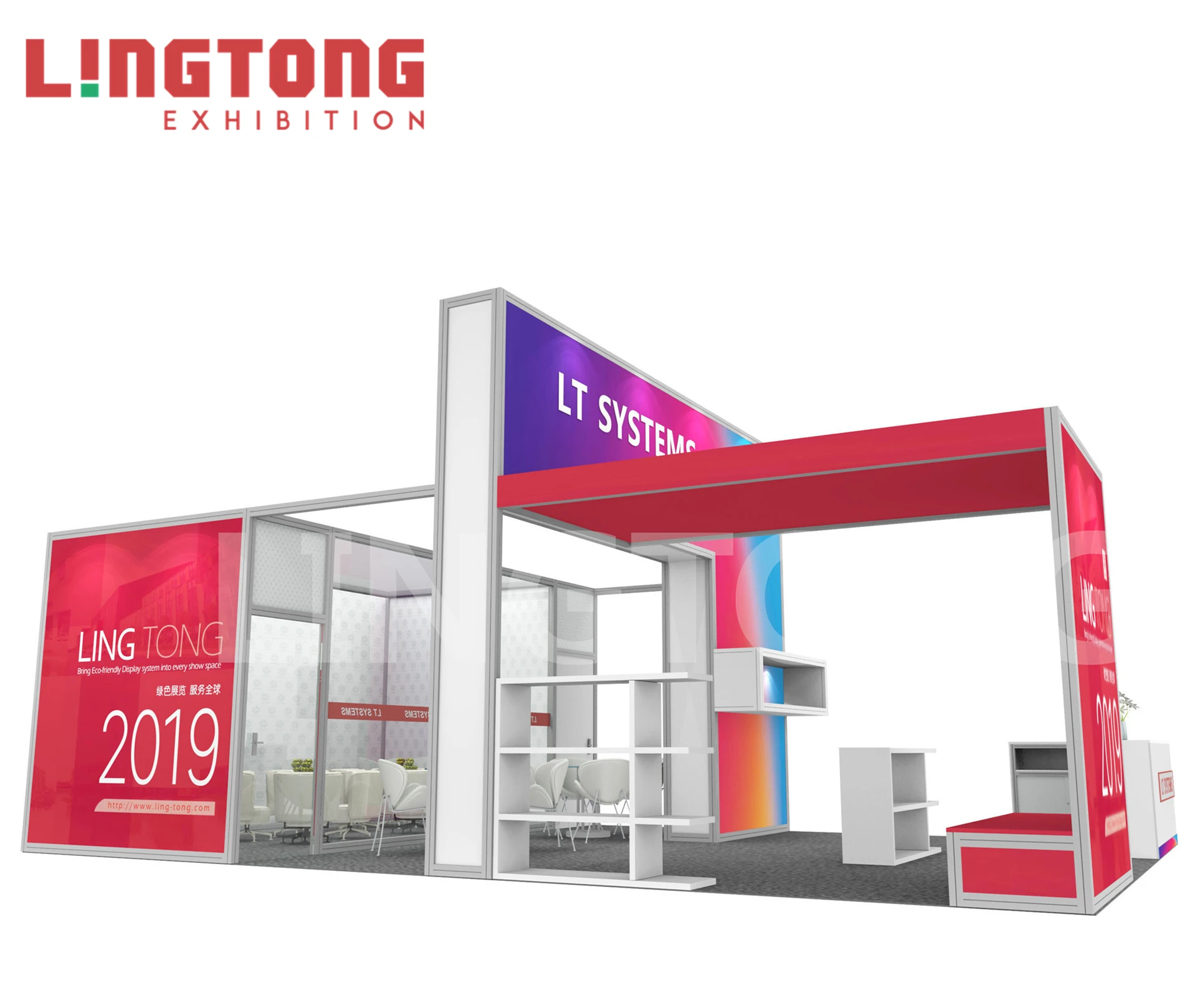 6x9 Aluminum Exhibition Booth Stand Design - Easy to Install Modular ...