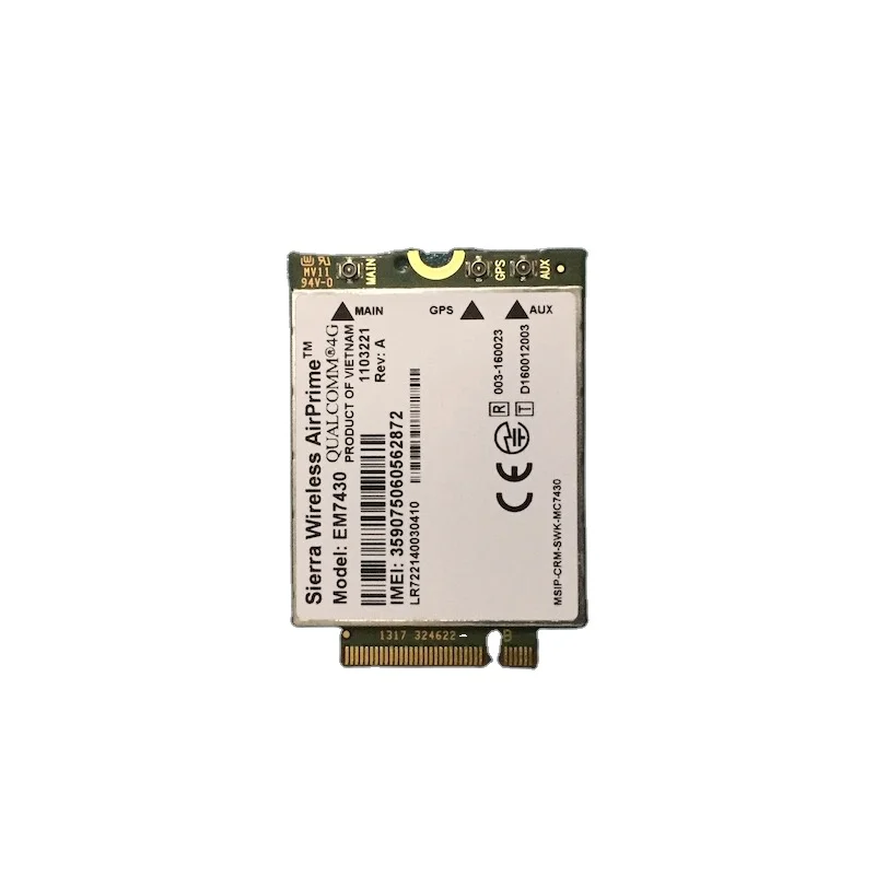 Sierra Original Wireless LTE Cat 4 Module EM7455 M2 Pcie Modem GNSS GPS ...