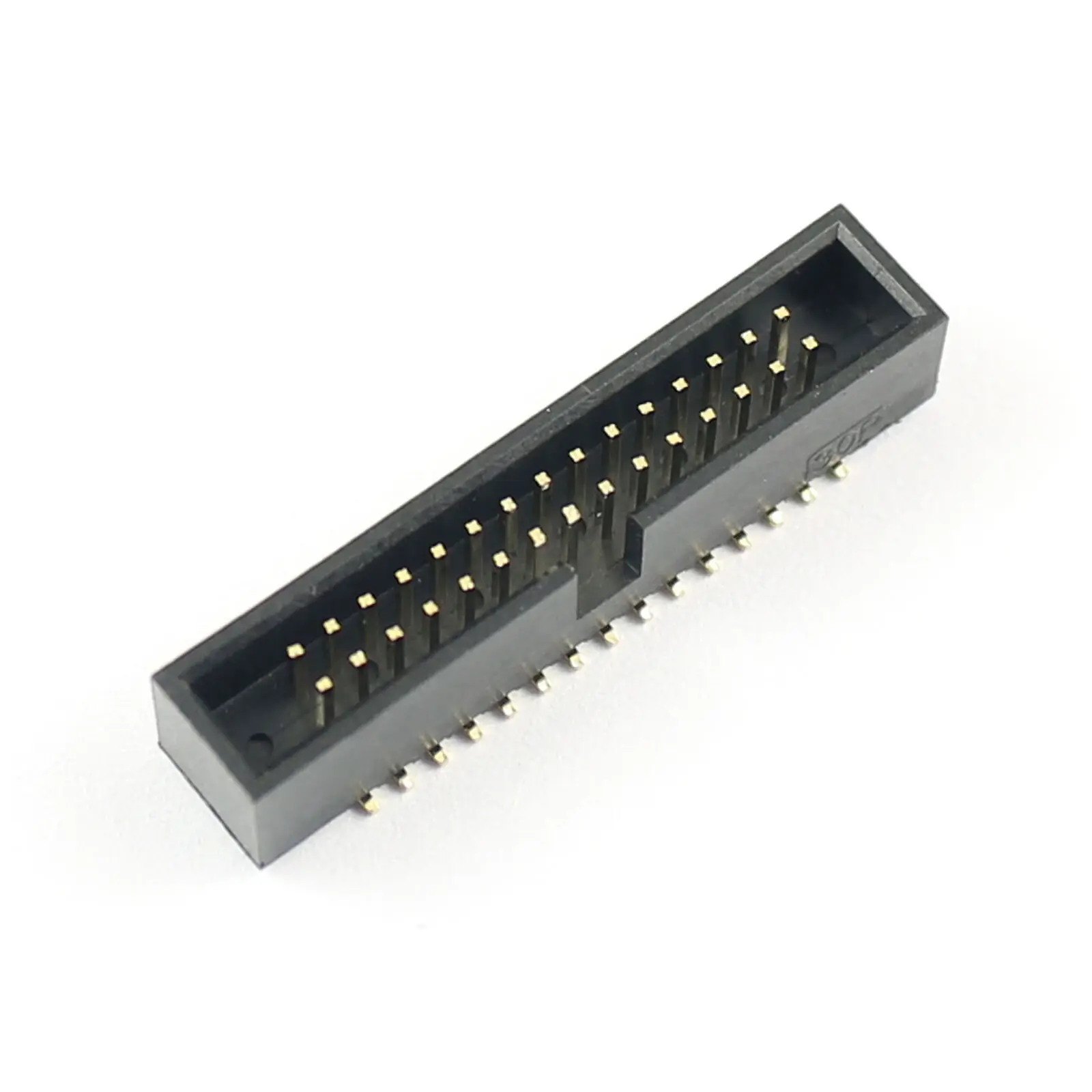 1.27mm Pitch 2x15 Pin 30 Pin Smt Smd Male Shrouded Box Header Idc Connector - Buy 1.27mm Pitch ...